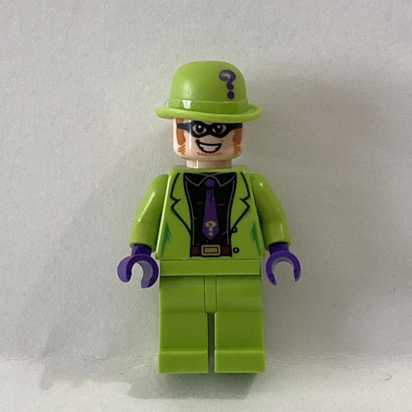 Lego | Toys | Lego Minifigure The Riddler Black Shirt And Dark Purple ...